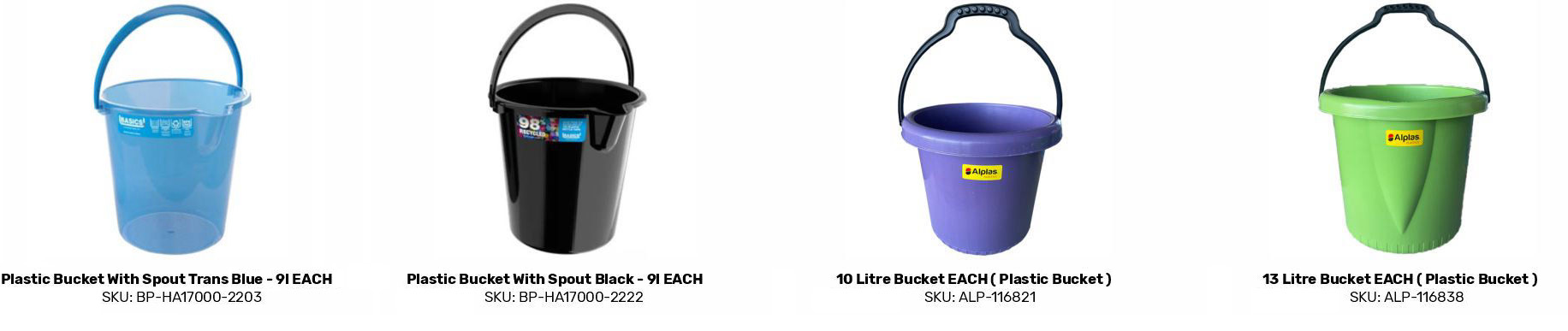 Basins & Buckets